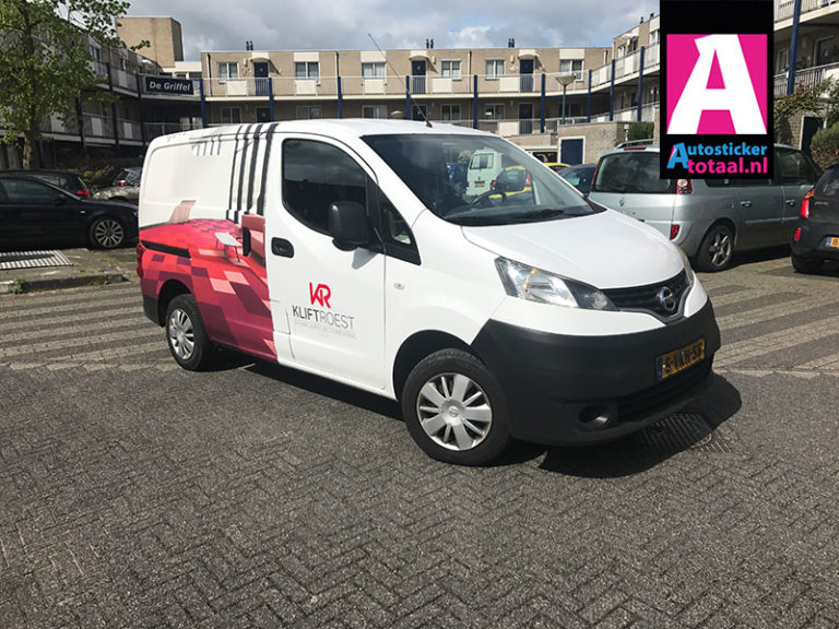 Nissan NV200 carwrap stickers - Klift Roest Driebergen - Auto Sticker ...