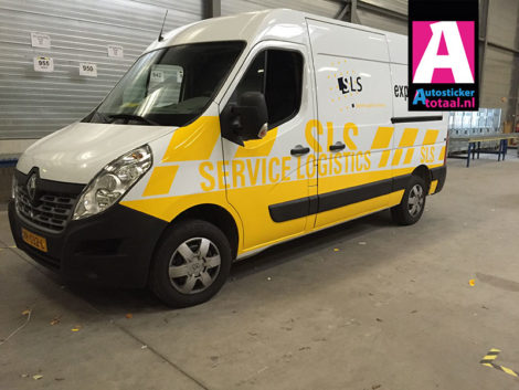 Renault Master Stickers - Service Logistics Breda - Auto Sticker Totaal