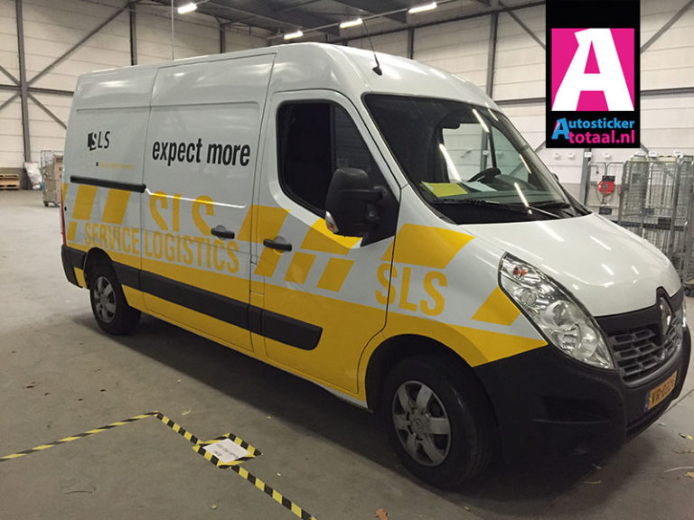Renault Master Stickers - Service Logistics Breda - Auto Sticker Totaal