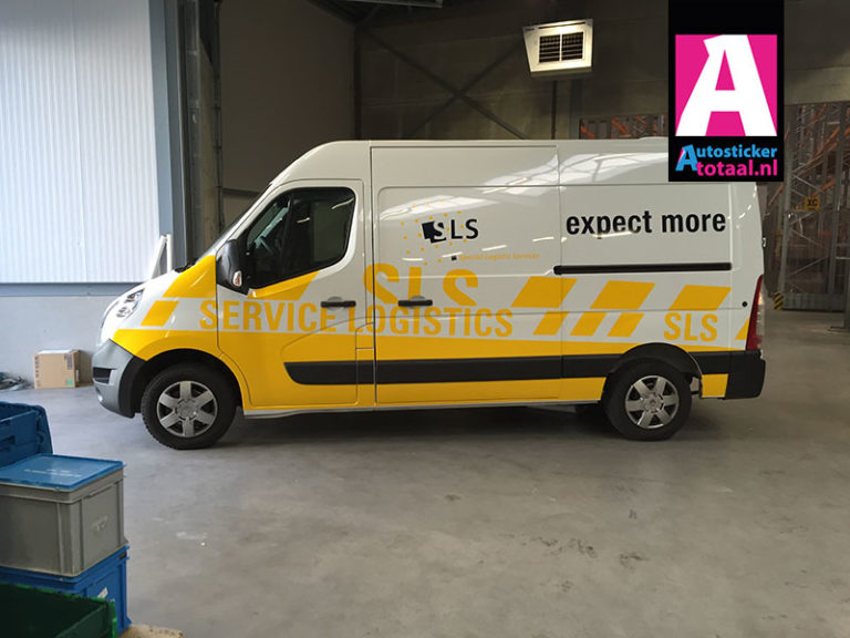 Renault Master Stickers - Service Logistics Breda - Auto Sticker Totaal